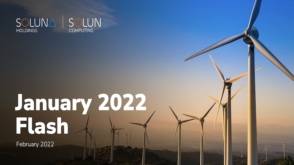 Soluna Holdings Announces January Site Level Financials - Soluna